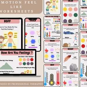 Emotions in the Body Poster and Printable Cards Helping Students to ...