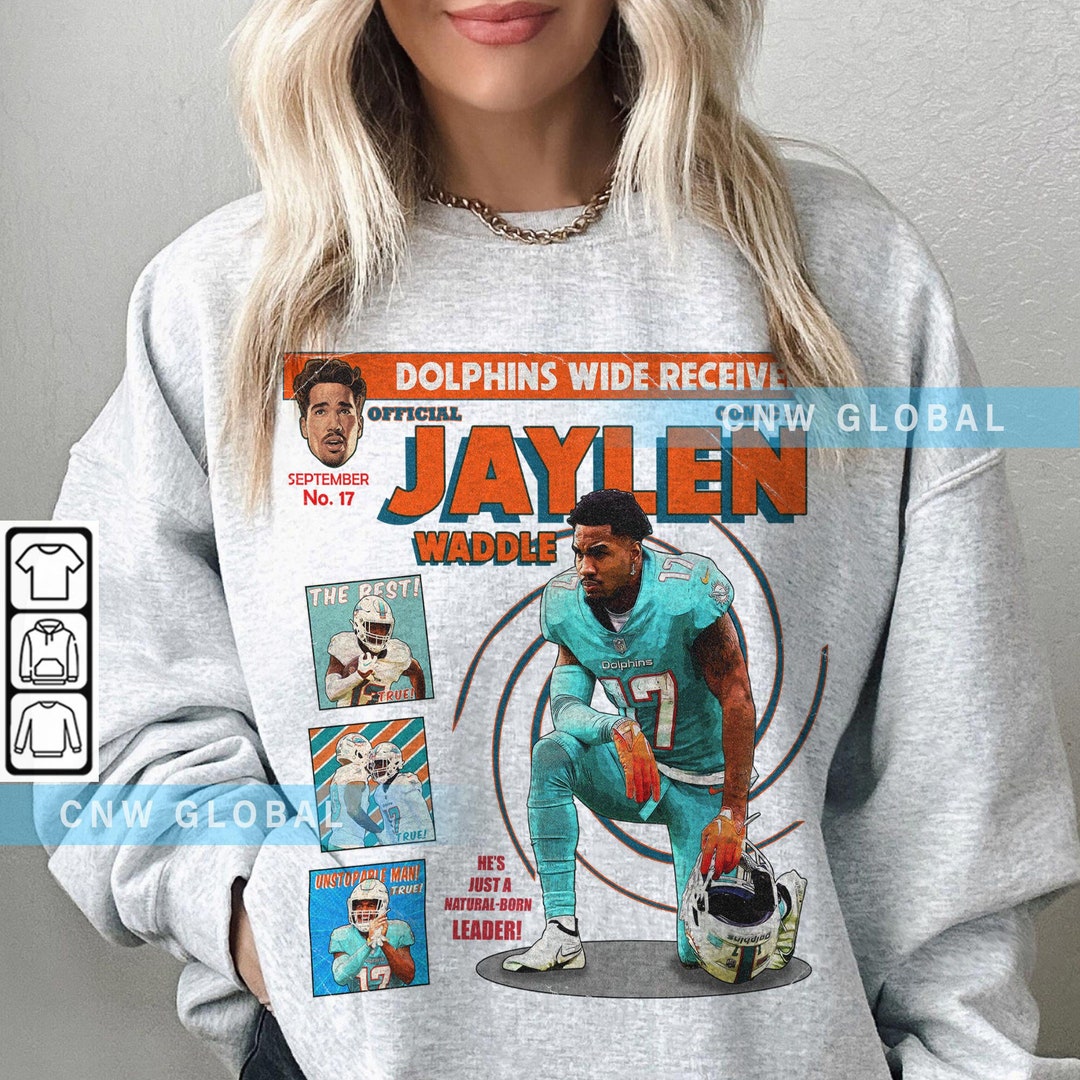 Jaylen Waddle Comic Shirt 90S Vintage Merch Book Art Jaylen - Etsy