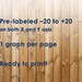 Pre-labeled Graph Paper (-20 to +20) - Etsy
