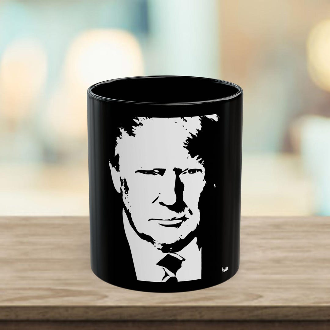 Coffee Mug, Donald Trump Face, Political Gift, Trump Supporter ...