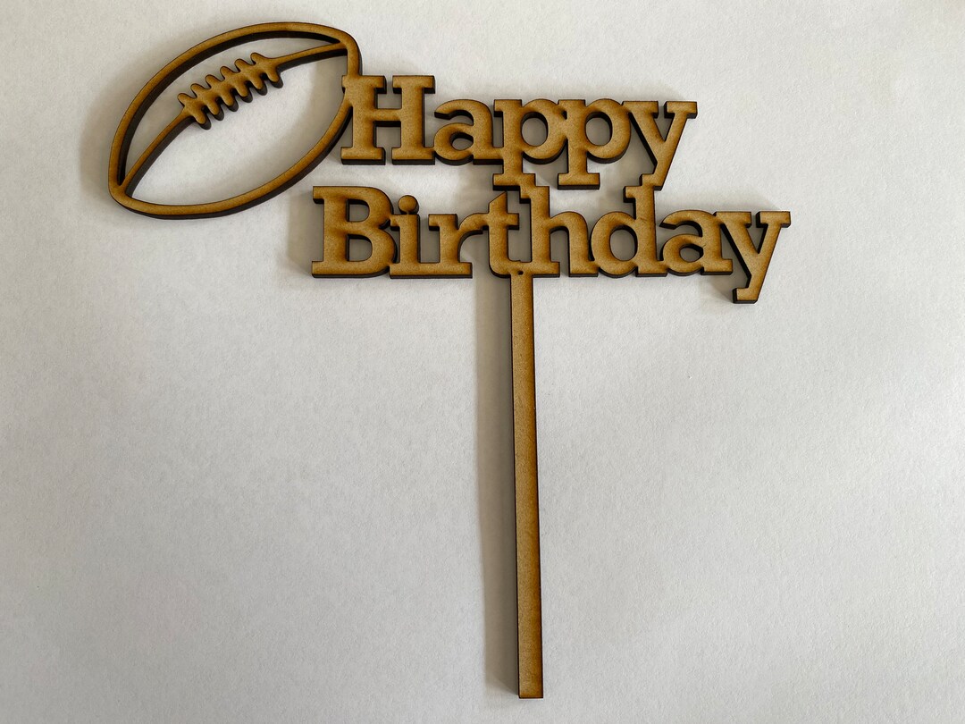 AFL Football Happy Birthday Cake Topper - Etsy Australia