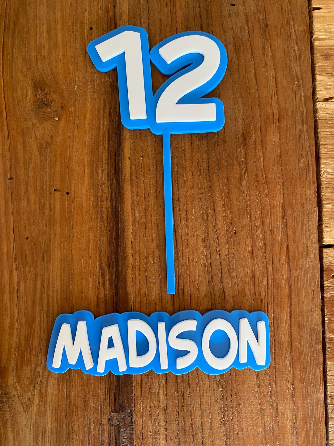 Acrylic Smurf Cake Topper Set, Smurf Cake Topper, Smurf Cake Charm ...