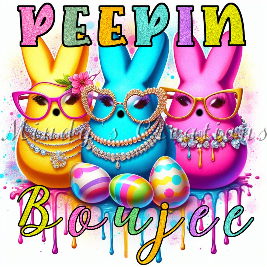 5 Peeps Digital Prints - Etsy