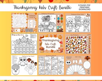 The ULTIMATE Thanksgiving Activity Bundle for All Ages Word - Etsy