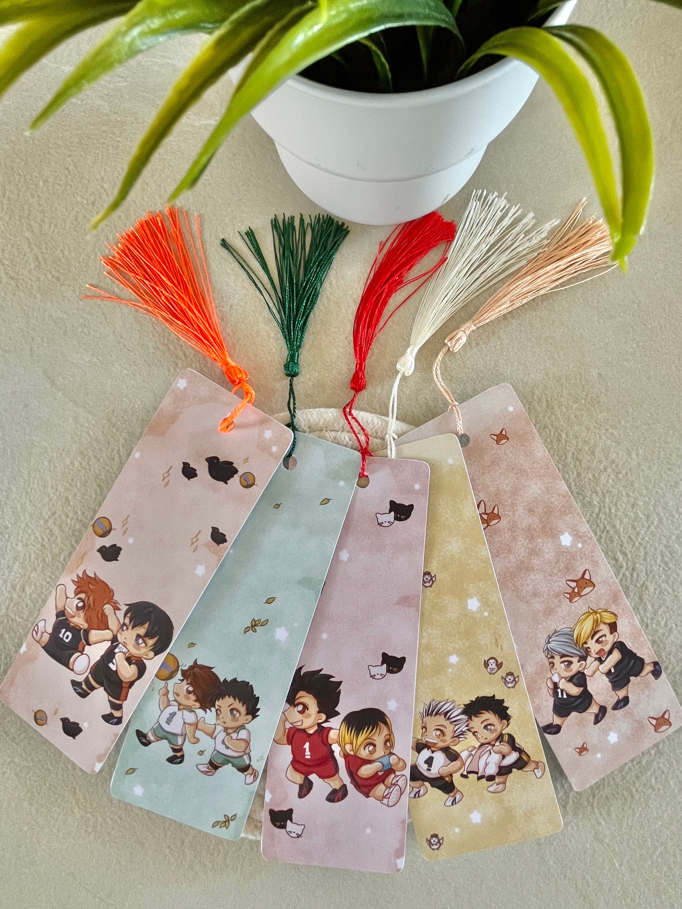 Haikyuu Bookmarks - Etsy UK