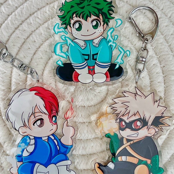 My Hero Academia Keychain - Etsy