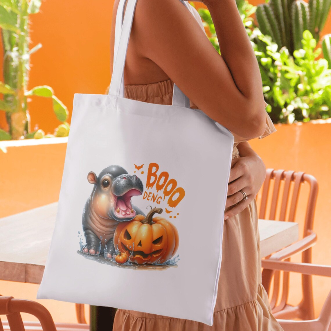 Moo Deng Halloween Hippo Moo Deng Moo Deng Png Cute Moo Deng Png Boo ...