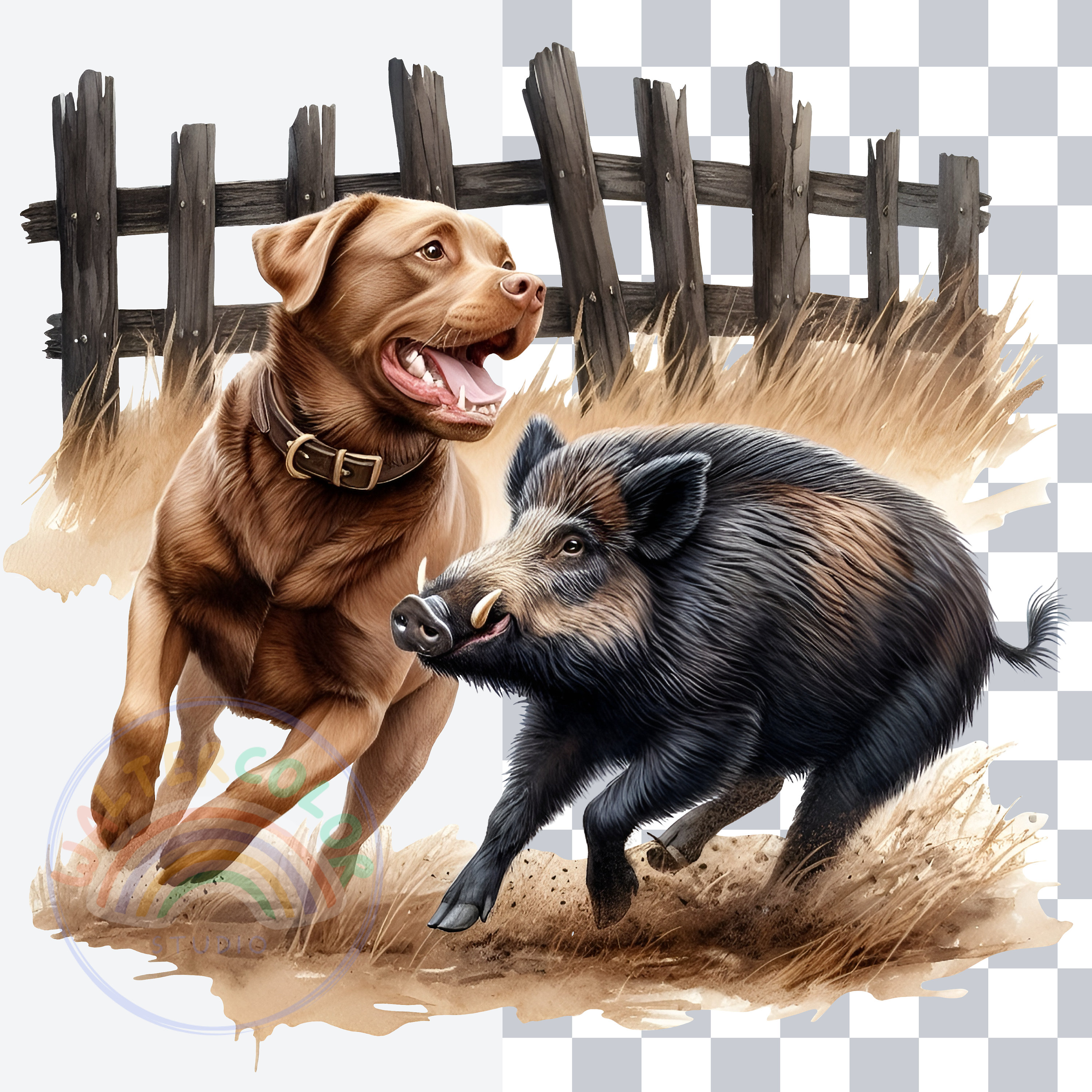Hunt the Grunt PNG: Hog Hunting Sublimation Design (digital Download ...