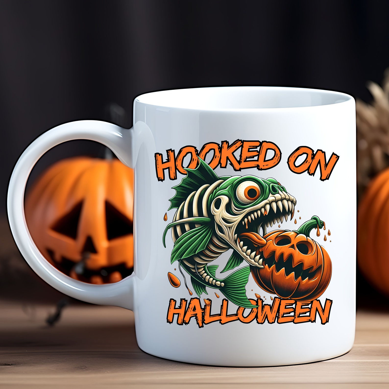 2 Hooked on Halloween Png Fall Fish Halloween Fish Bones Halloween ...