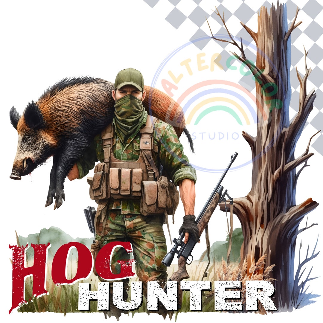 7 Hog Hunting Png Hog Hunter Hunting Camo Png Boar Hunting Hunter Boar ...
