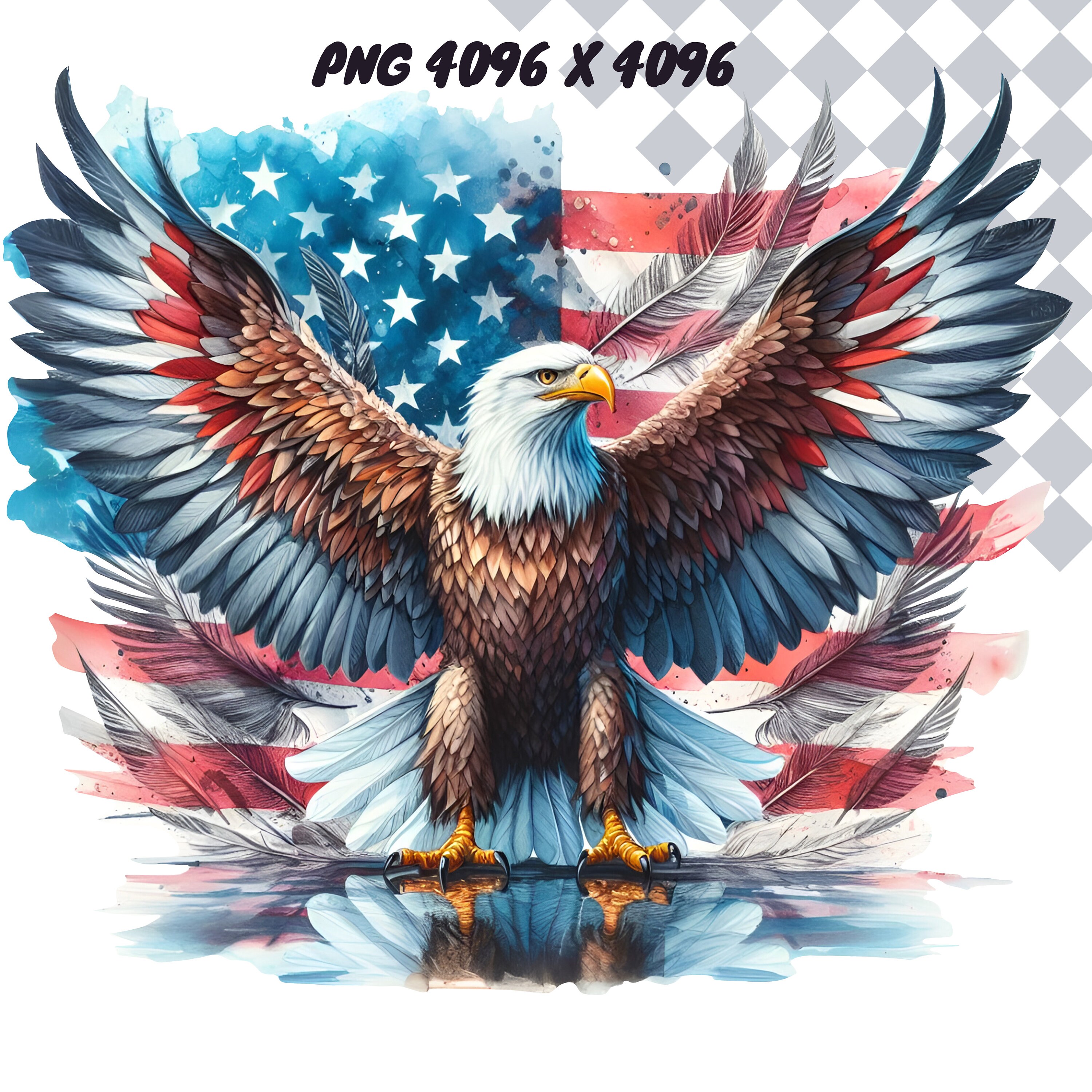 Eagle Flag PNG Eagle PNG Patriotic USA Eagle Flag Clipart American ...