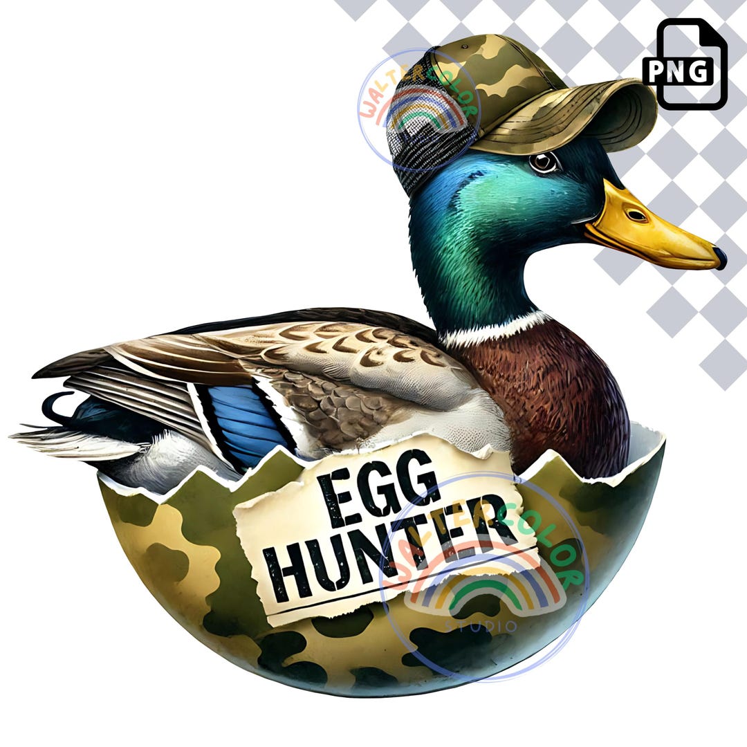 Mallard Camo Easter Egg Png | Happy Easter Bunny | Easter Egg Hunt Png ...
