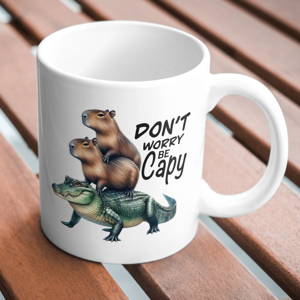 Don't Worry Be Capy PNG Swag Capybara PNG Crocodile PNG Animal Spirit ...
