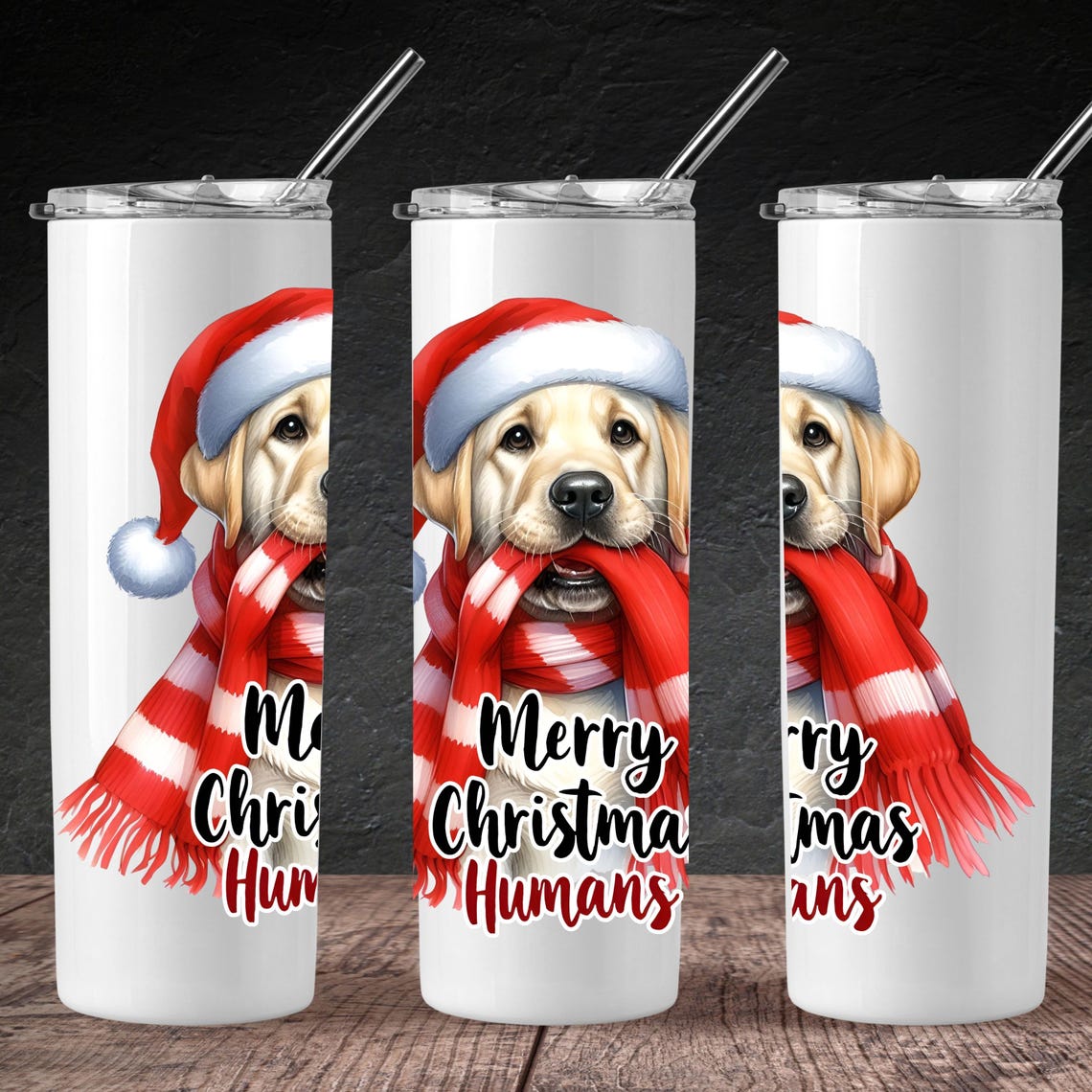 Christmas Labrador Retriever PNG | Funny Santa Dog Tee (digital ...