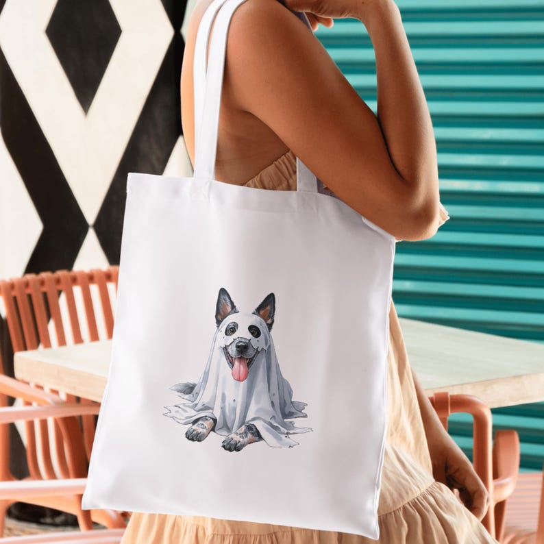 Acd (blue Heeler) Halloween PNG | Cute Dog Png |blue Heeler Ghost Dogs ...