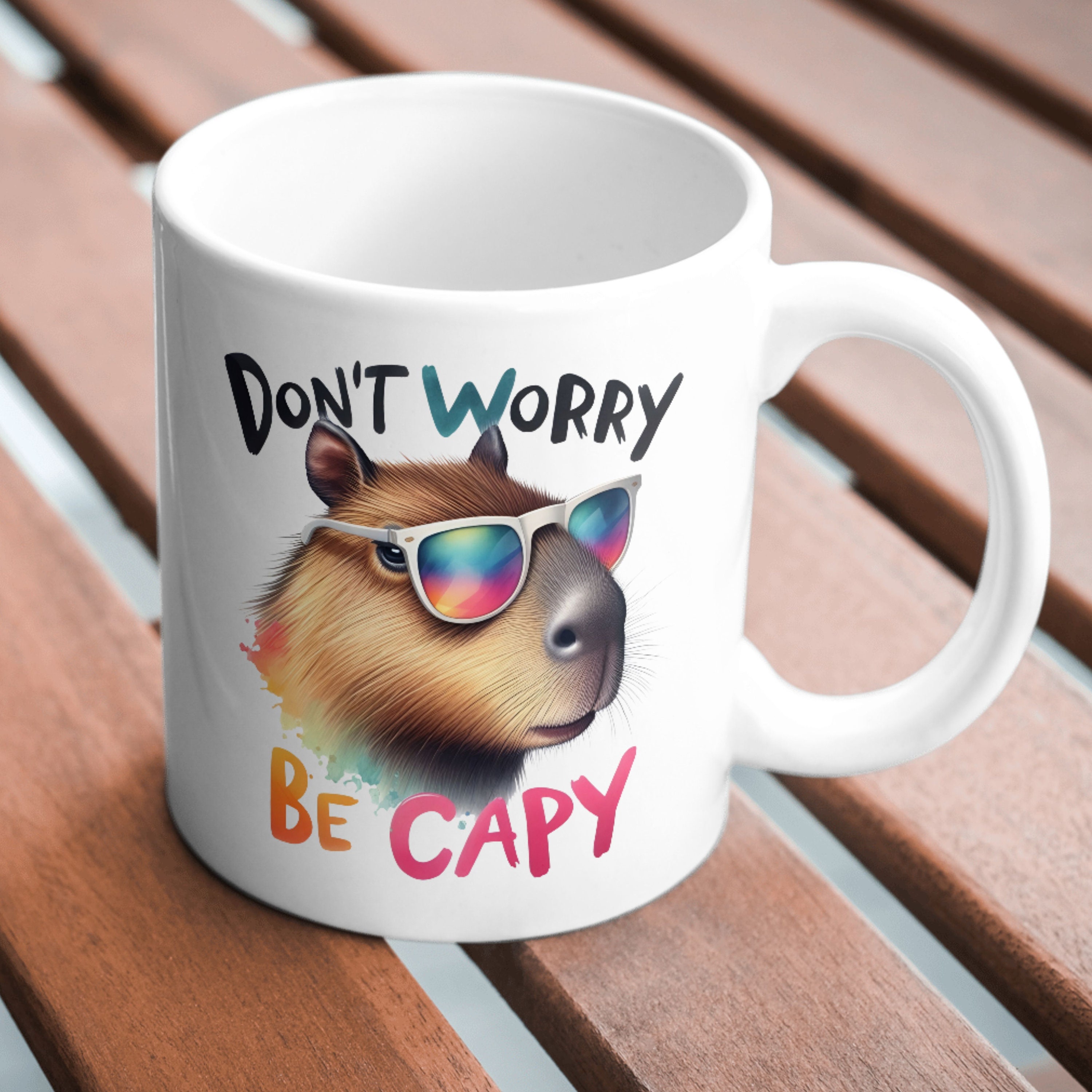 Don't Worry Be Capy PNG | Swag Capybara PNG | Chill Vibes Only PNG ...