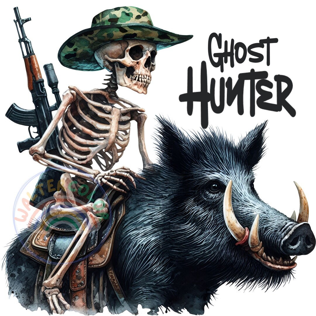Ghost Hunter Png | Sublimation Design | Halloween Png | Ghost Png | Hoc ...