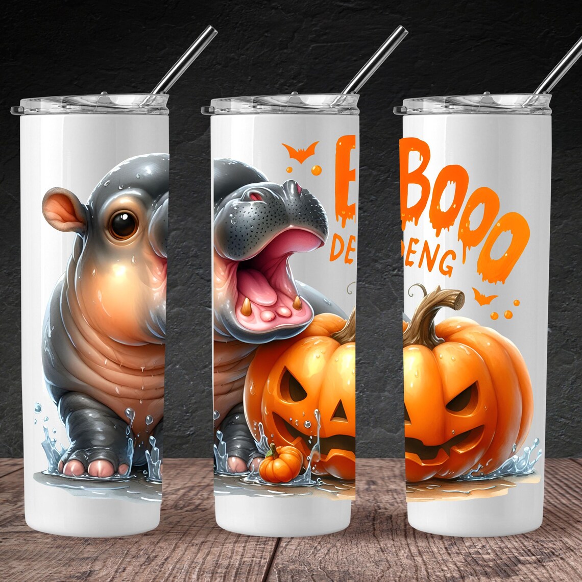 Moo Deng Halloween Hippo Moo Deng Moo Deng Png Cute Moo Deng Png Boo ...