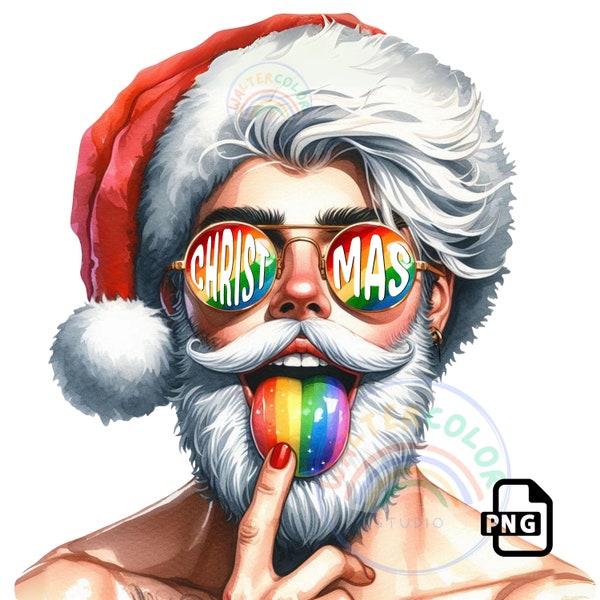Gay Santa Art - Etsy