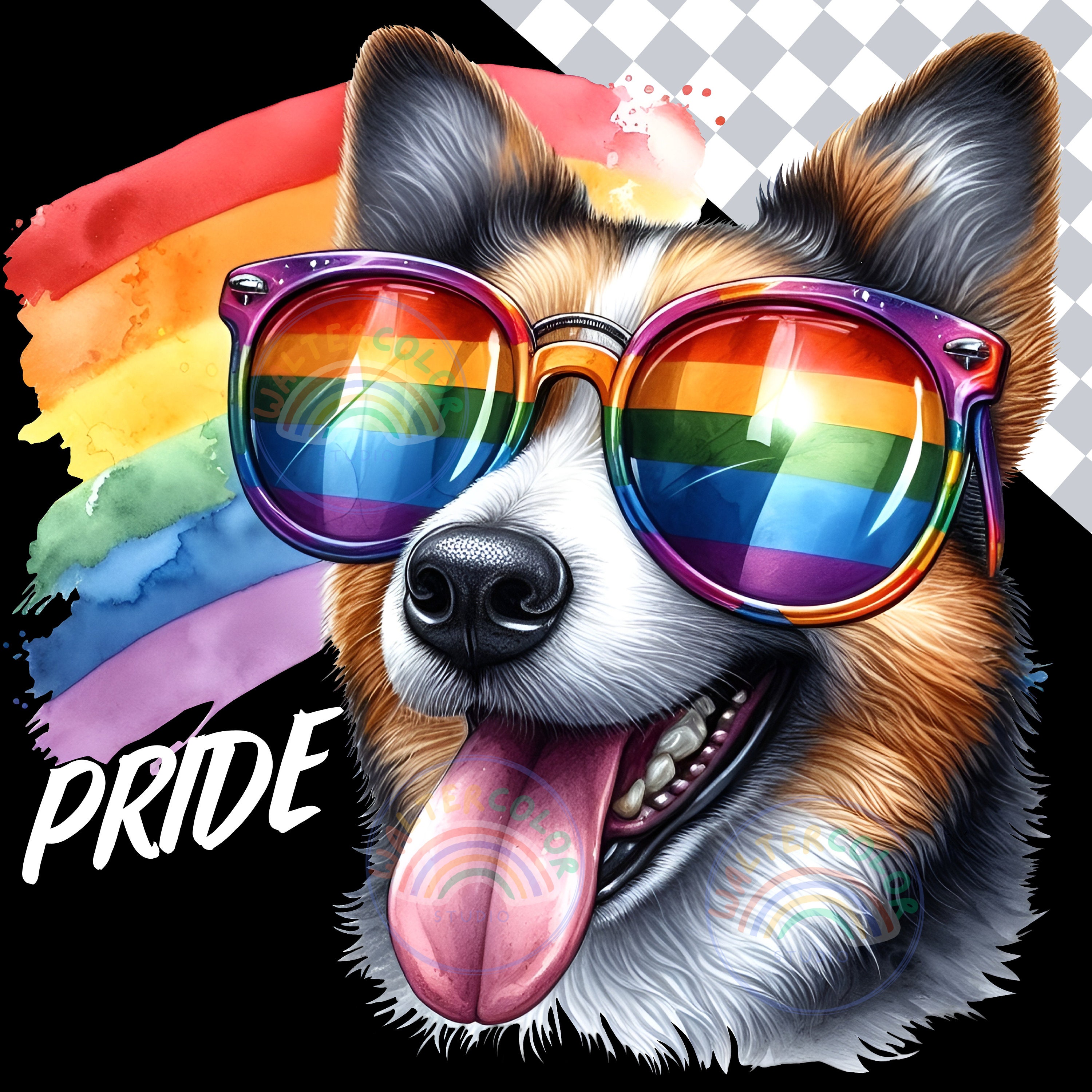 2 LGBTQ Pride Month Dog LGBTQ Png Pride Png Gay Pride Png Lgbt Rainbow ...