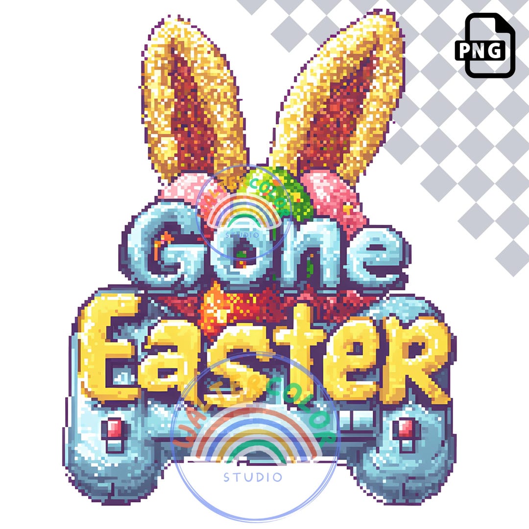 Gone Easter | Happy Easter Bunny | Happy Easter Bunny PNG | Kids Easter ...