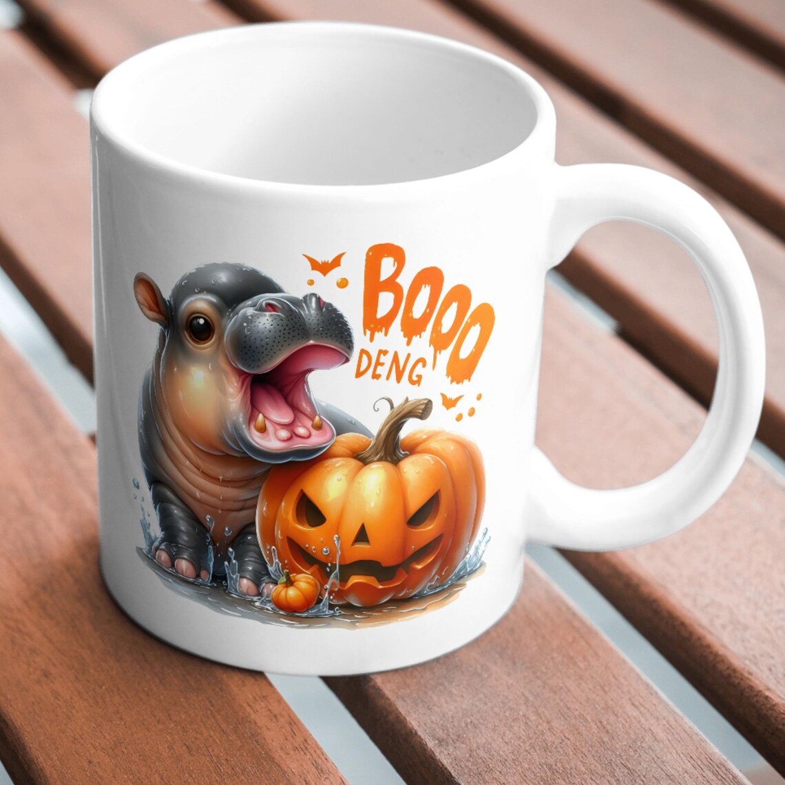 Moo Deng Halloween Hippo Moo Deng Moo Deng Png Cute Moo Deng Png Boo ...