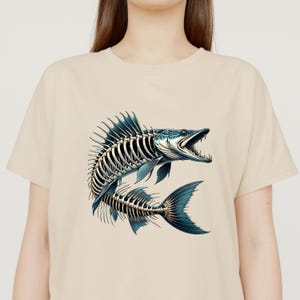 Fishing Sublimation PNG | Pike Fish | Pike Fish Skeleton PNG | Funny ...