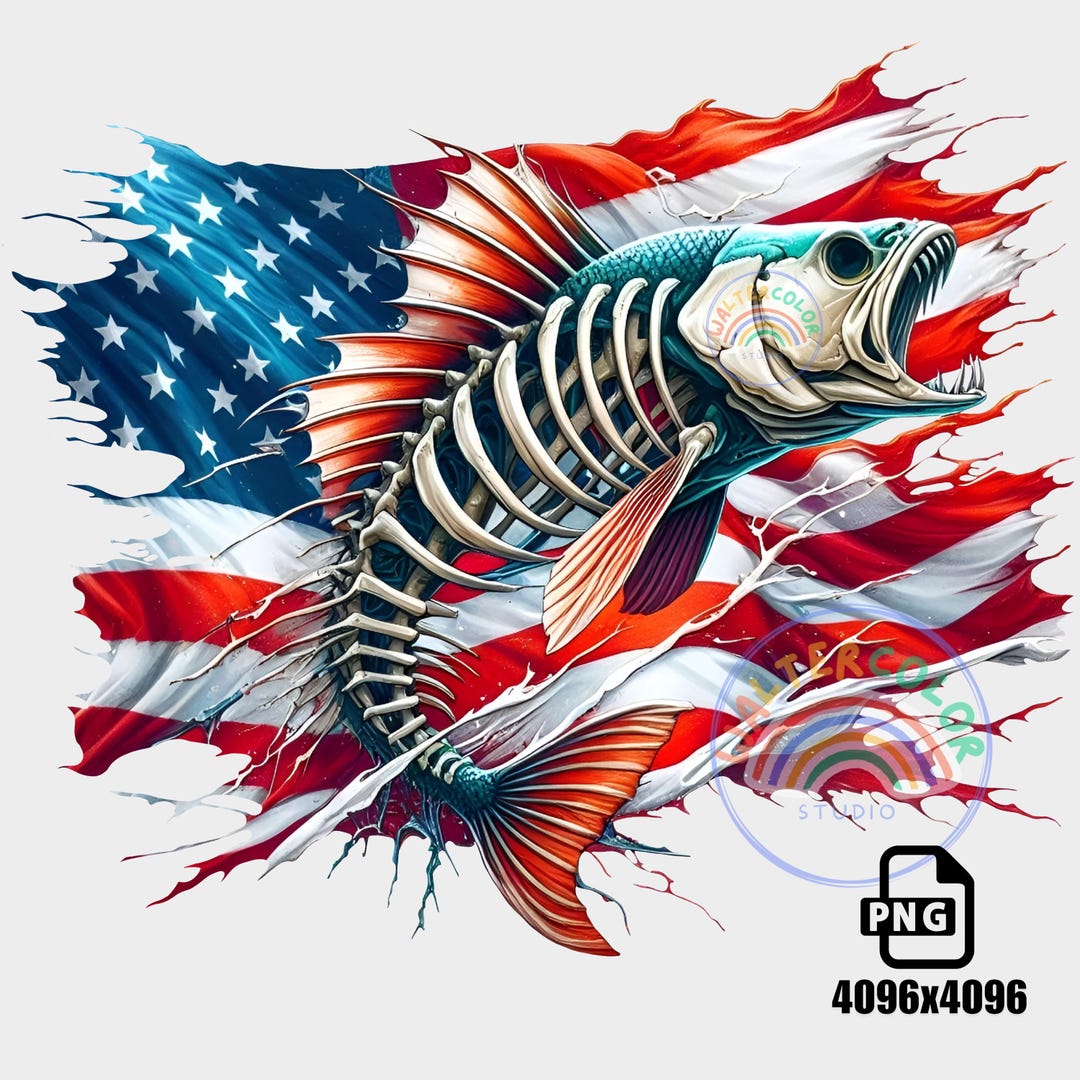 Fishing Sublimation PNG Fishing Hunter Fish Skeleton PNG Funny Fishing ...