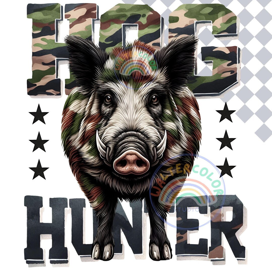 Hog Hunter Png | Hog Hunter | Hunting Camo Png | Boar Hunting | Hunter ...