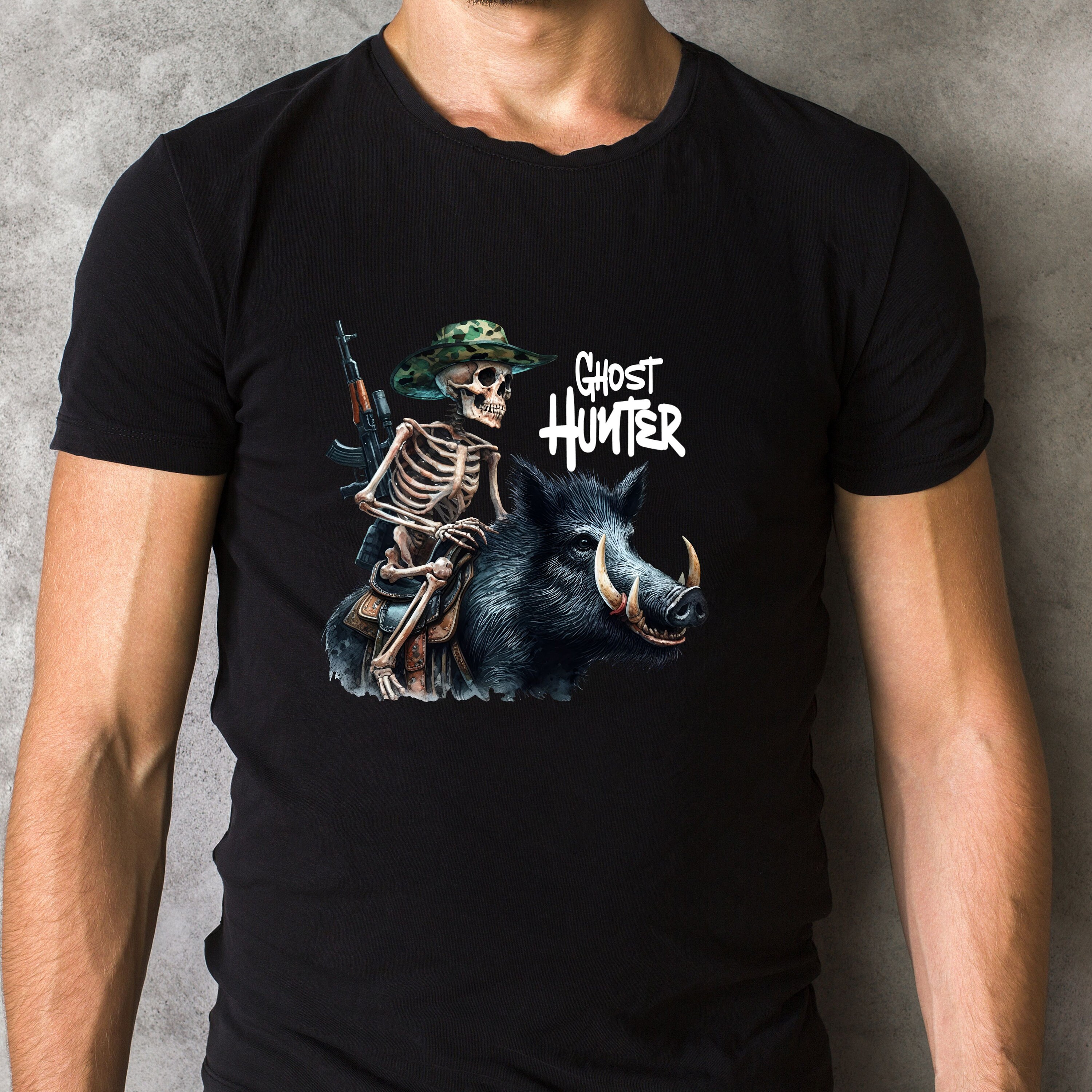 Ghost Hunter Png | Sublimation Design | Halloween Png | Ghost Png | Hoc ...