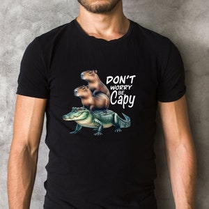 Don't Worry Be Capy PNG Swag Capybara PNG Crocodile PNG Animal Spirit ...