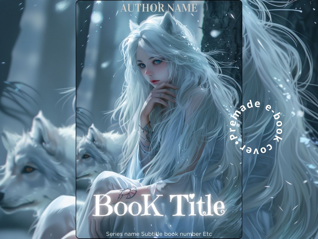Premade E-book Covers for Fantasy Wolf Novel, Kindle Self-publishing ...