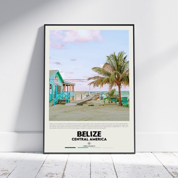 Belize Poster - Etsy