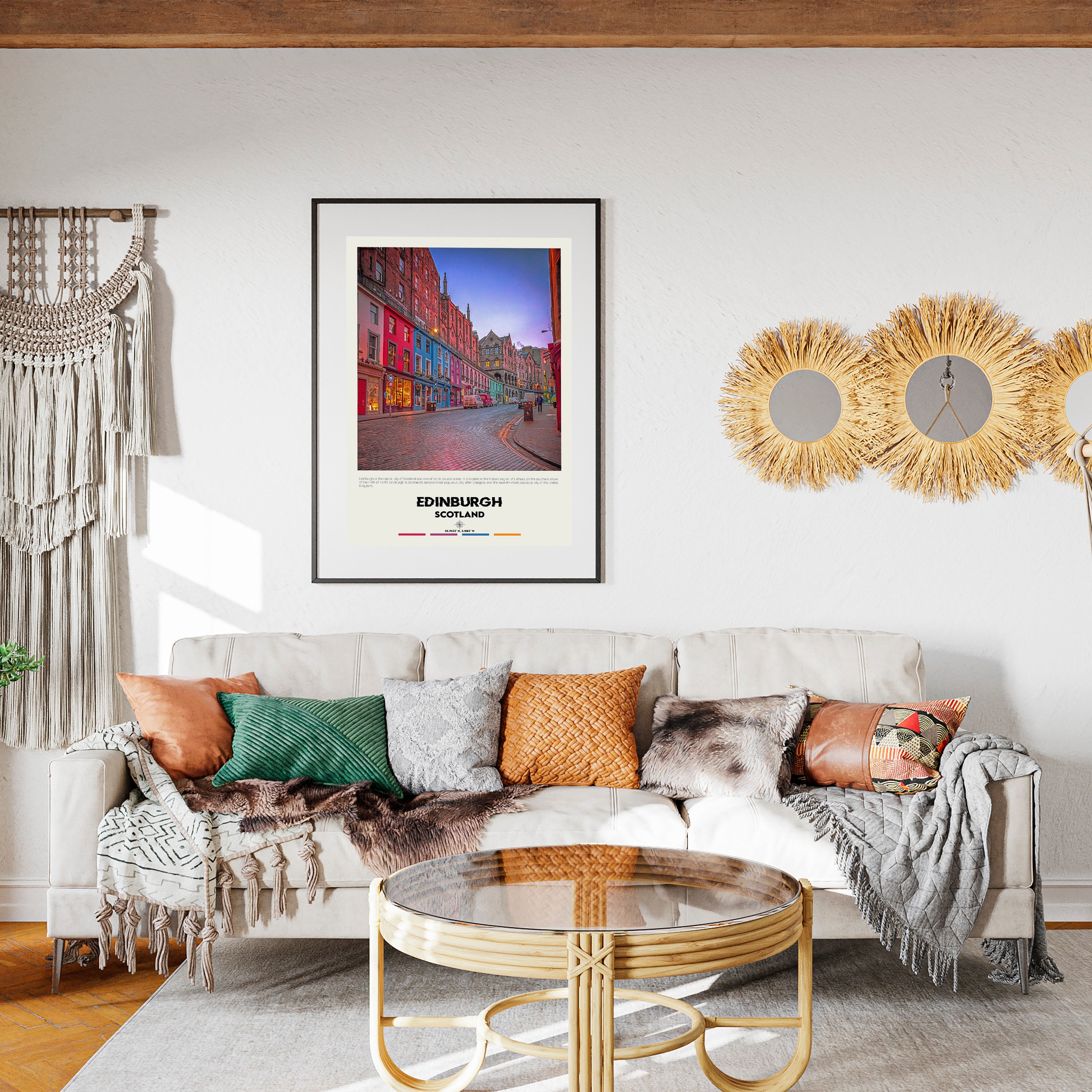 Digital Oil Paint, Edinburgh Print, Edinburgh Wall Art, Edinburgh ...