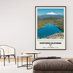 Digital Oil Paint, Northern California Print, California Wall Art ...