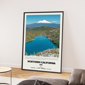 Digital Oil Paint, Northern California Print, California Wall Art ...