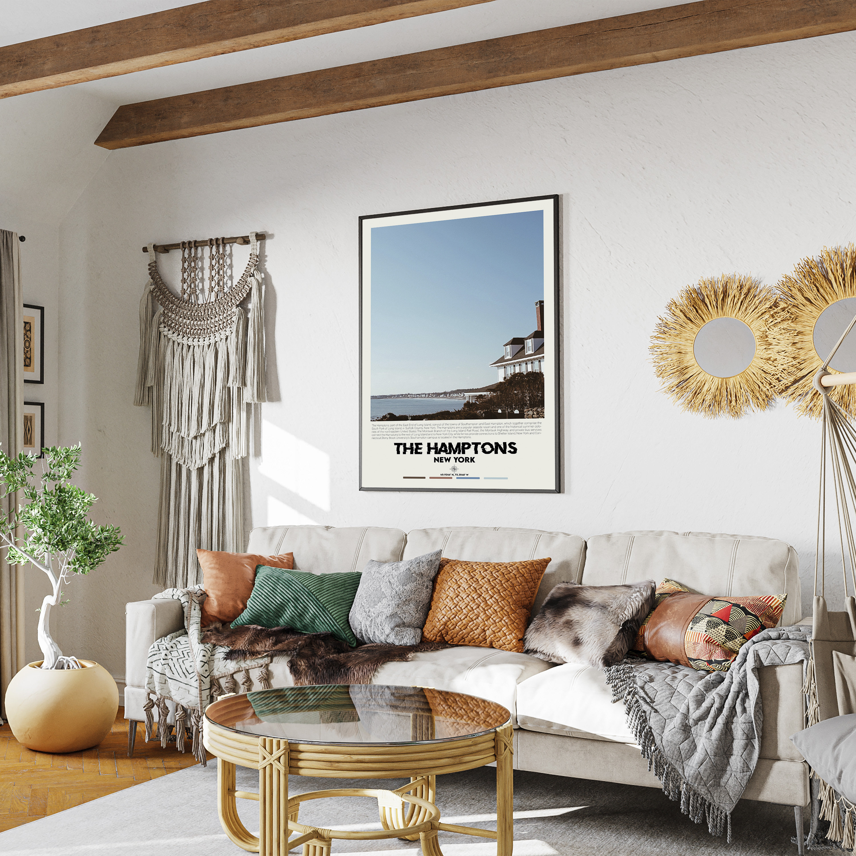 Digital Oil Paint, the Hamptons Print, the Hamptons Art, the Hamptons ...