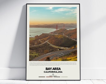 Bay Area Print, Bay Area Wall Art, Bay Area Poster, Bay Area Photo, Bay ...