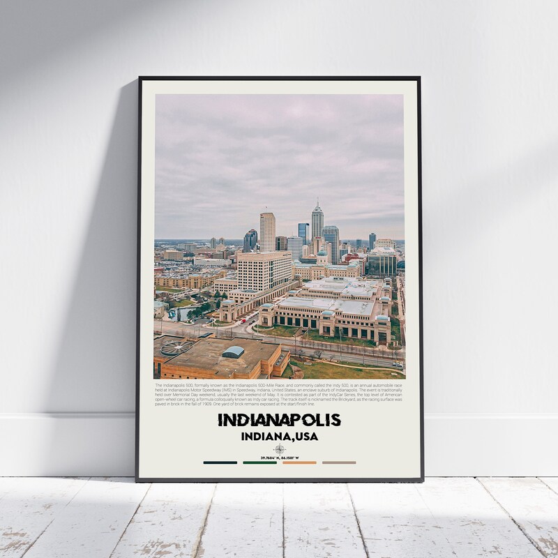 Indianapolis Art - Etsy