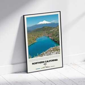 Digital Oil Paint, Northern California Print, California Wall Art ...