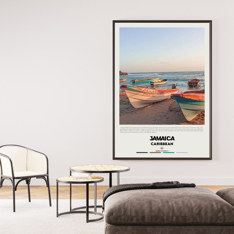 Digital Oil Paint, Jamaica Print, Jamaica Wall Art, Jamaica Poster ...