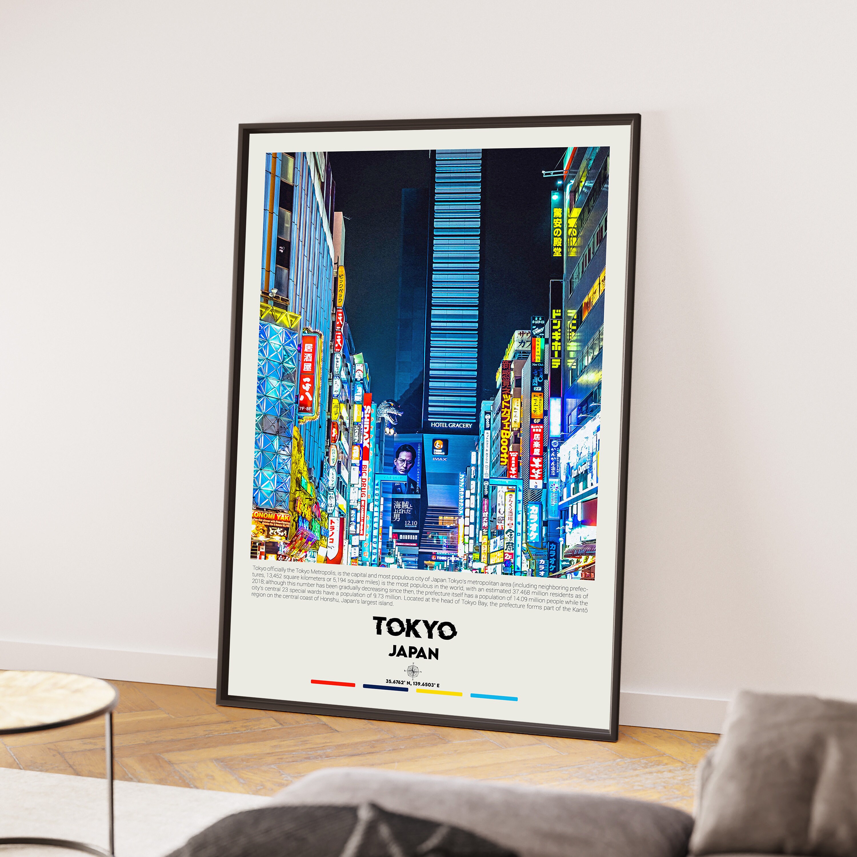 Digital Oil Paint, Tokyo Print, Tokyo Wall Art, Tokyo Poster, Tokyo ...