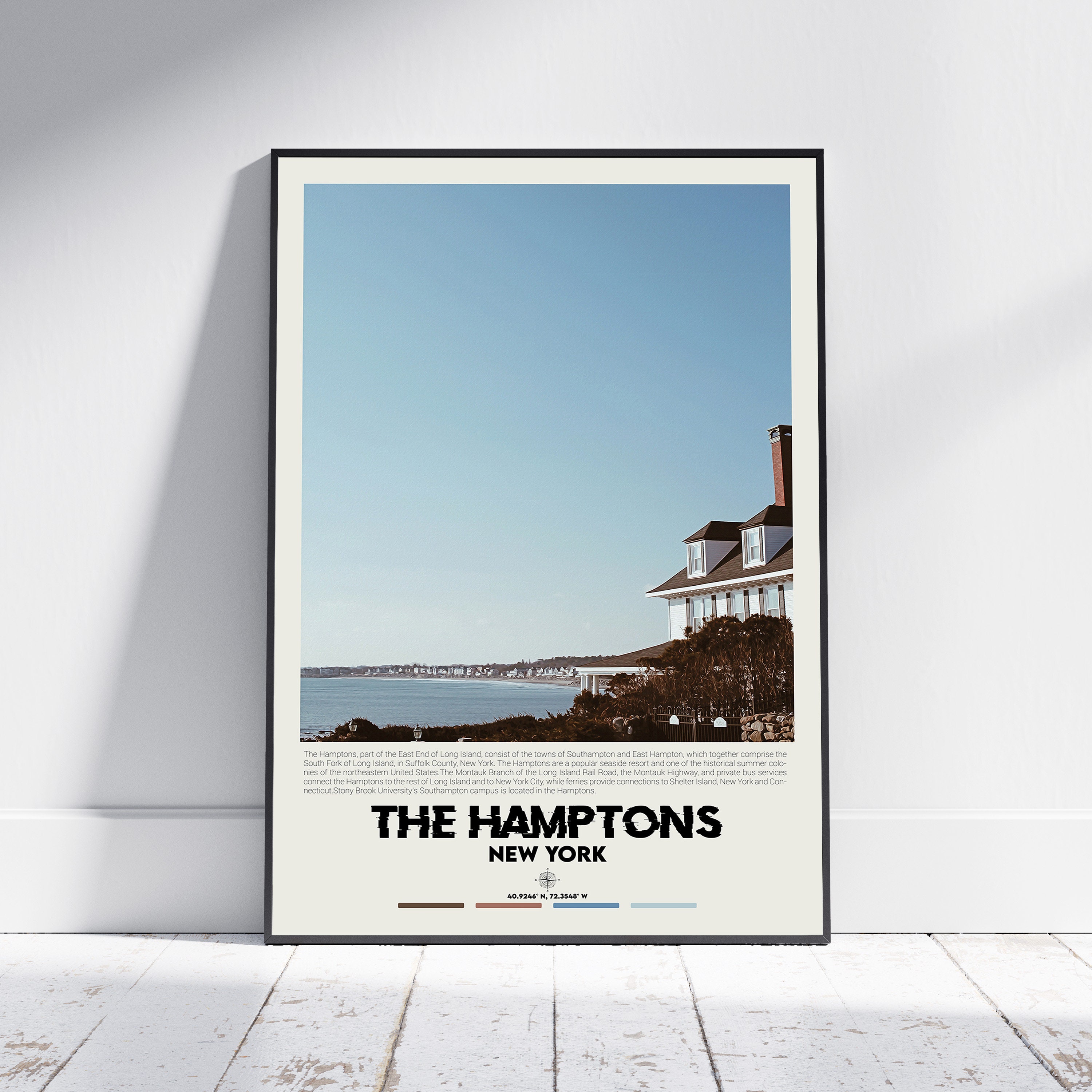 Digital Oil Paint, the Hamptons Print, the Hamptons Art, the Hamptons ...