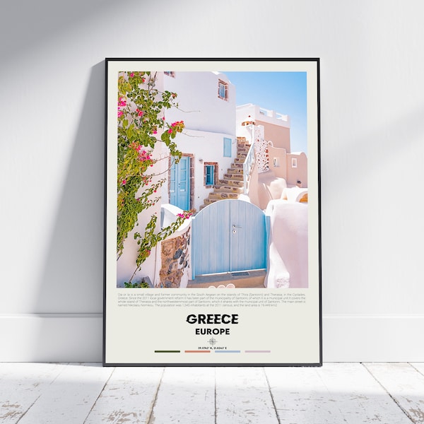 Greece Poster - Etsy