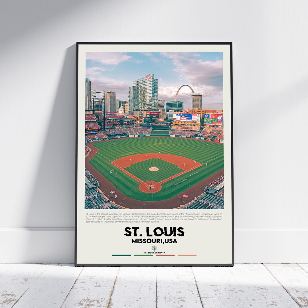Digital Oil Paint, St. Louis Print, St. Louis Wall Art, St. Louis ...