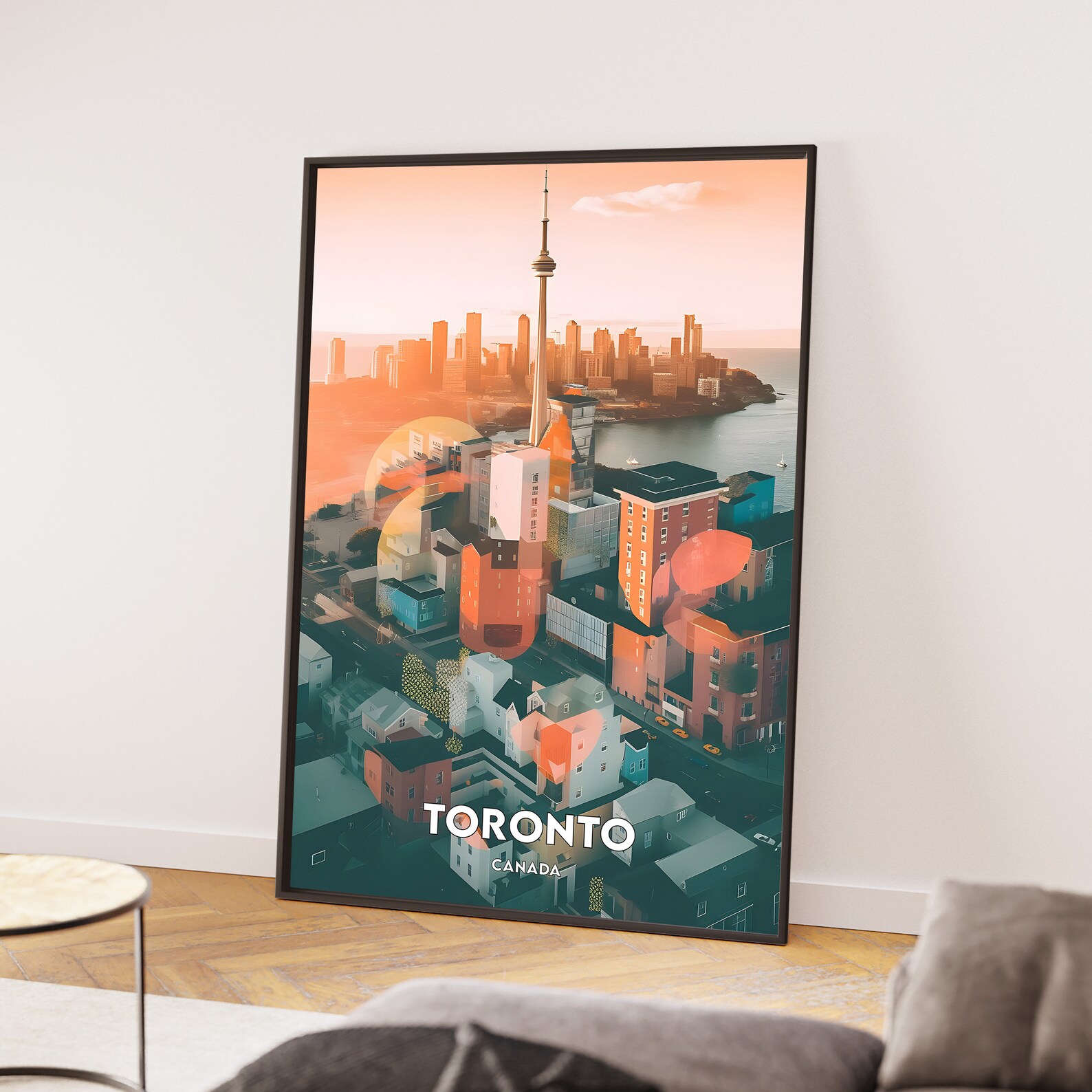 Toronto City Print, Toronto Travel Poster, Canada Travel Gift, Toronto ...