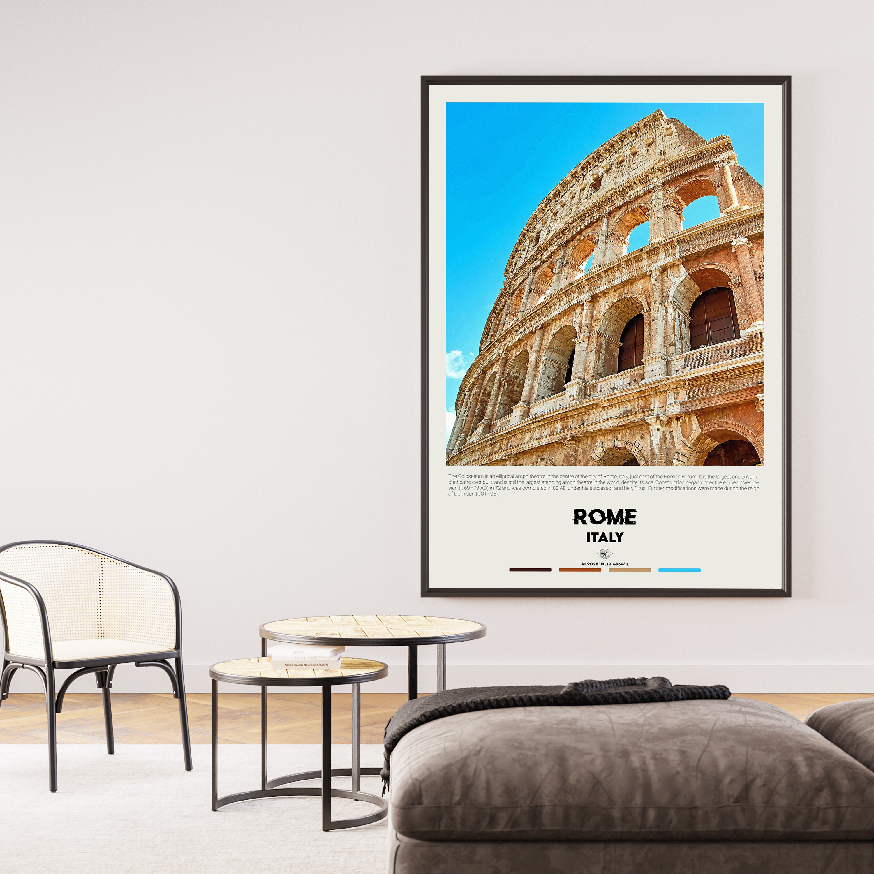 Digital Oil Paint, Rome Print, Rome Wall Art, Rome Poster, Rome Photo ...