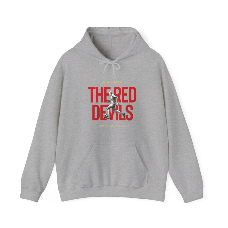 Manchester United Red Devils Hoodie | UK Football Fans | Soccer ...