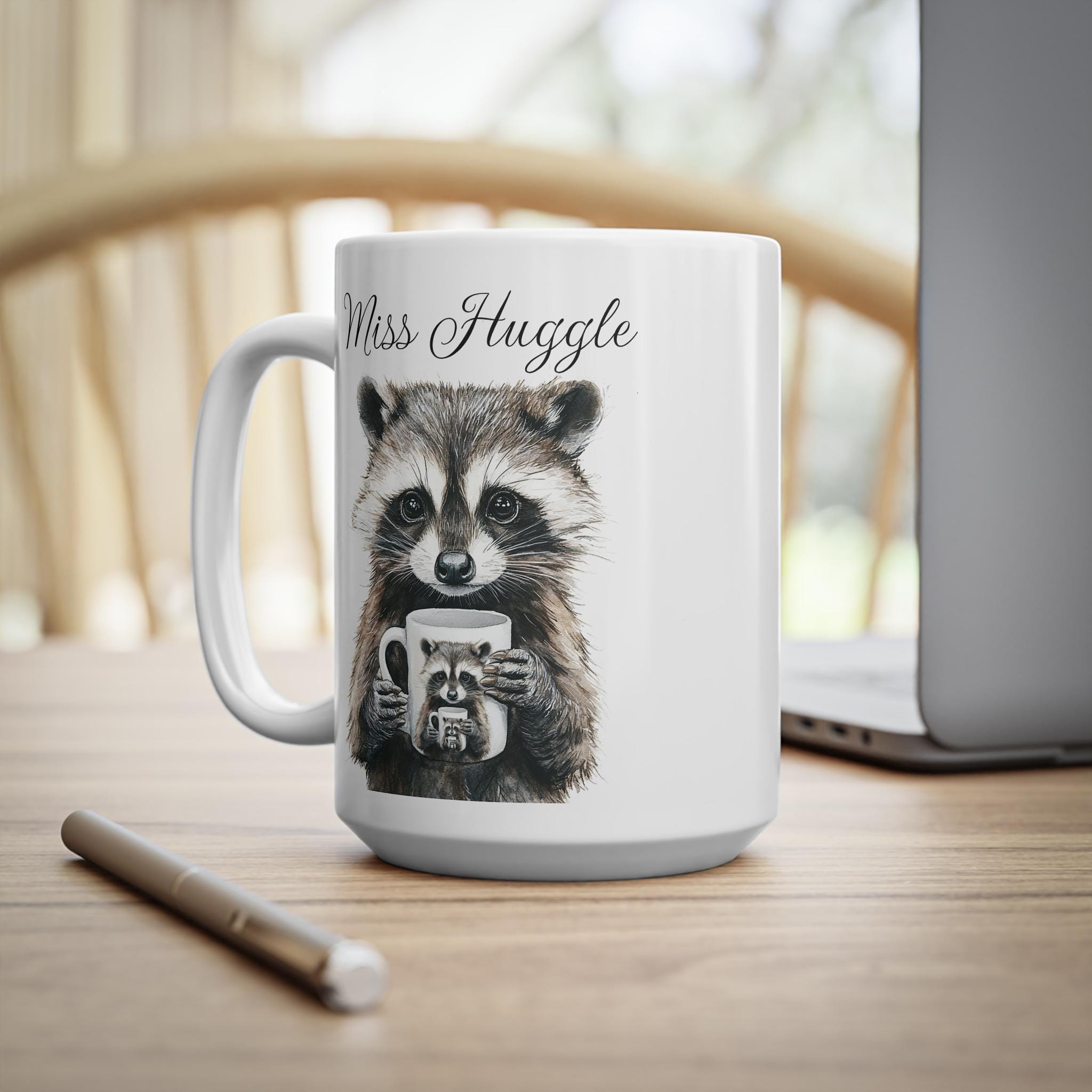 Customized Raccoon Coffee Mug T For Coffee Lover Who Loves