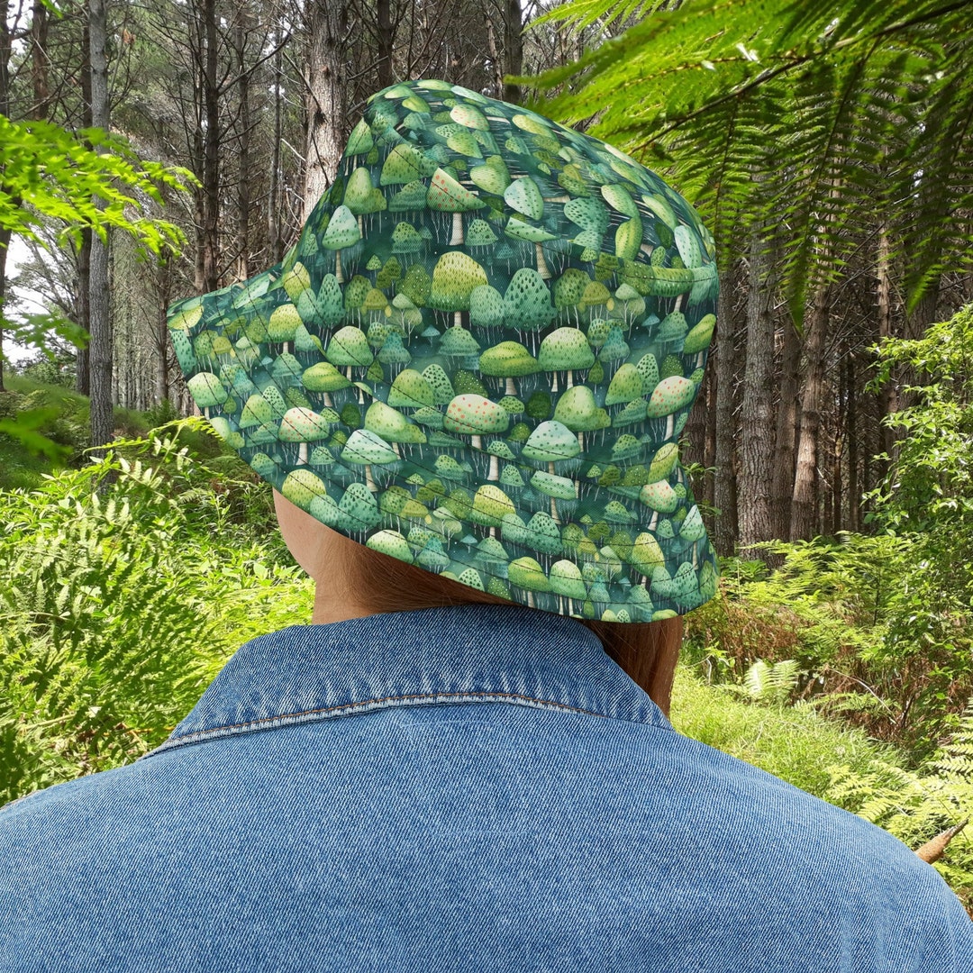 Woodland Bucket Hat - Sunhat for Tree Huggers - Cottagecore Sunhat ...